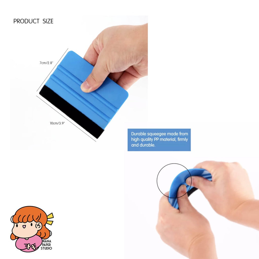 🇸🇬 Vinyl Cold Laminate Scrapper Decal Squeegee 1 PC