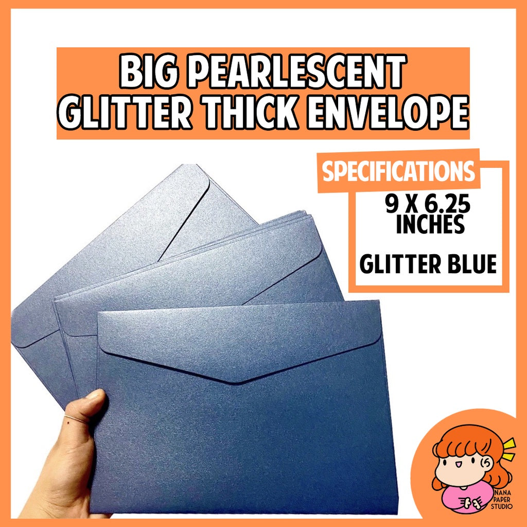 🇸🇬 Big Glitter High Quality Envelope for Occasion Invitation 1 PC ...