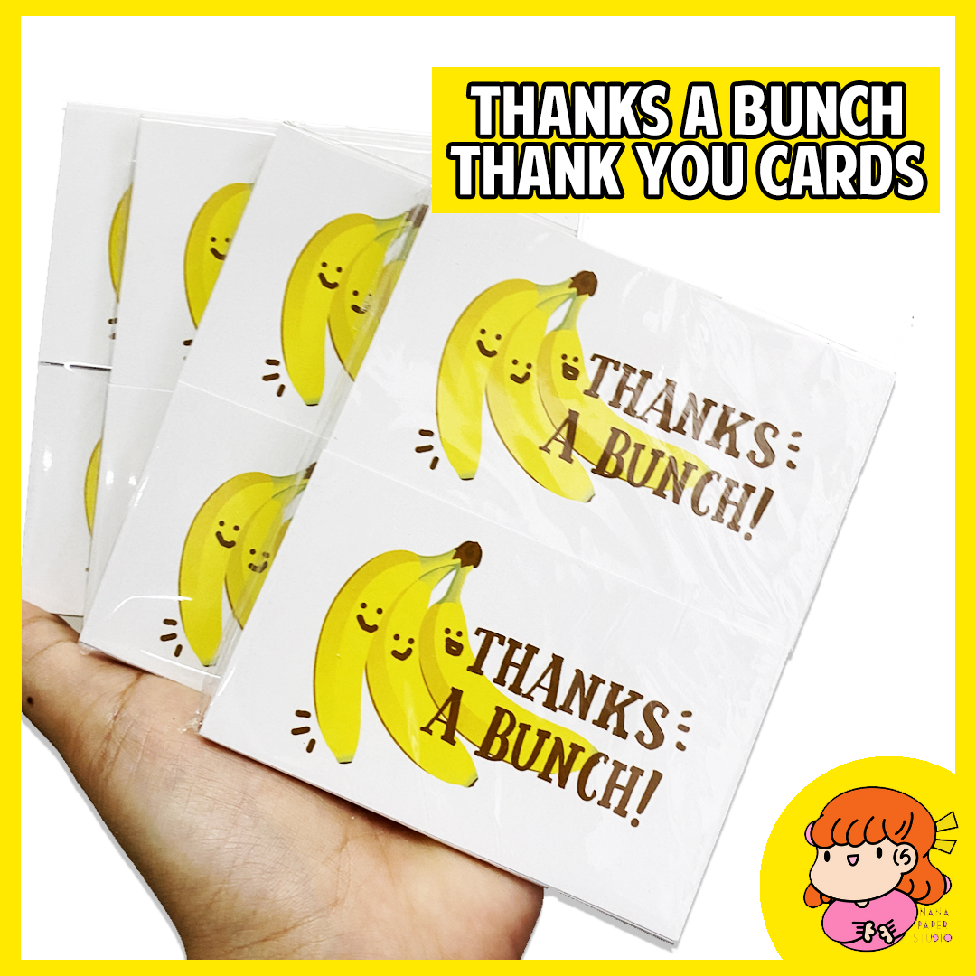 🇸🇬 Thanks a Bunch Thank You Card Nana Paper Studio